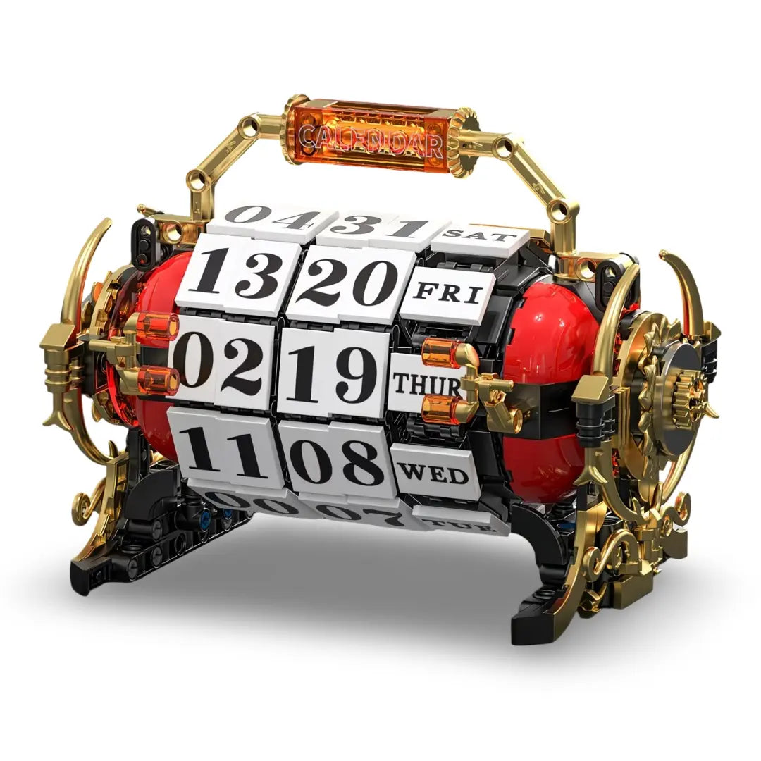 Vintage Motorized Mechanical Calendar Power Brickz Motorized