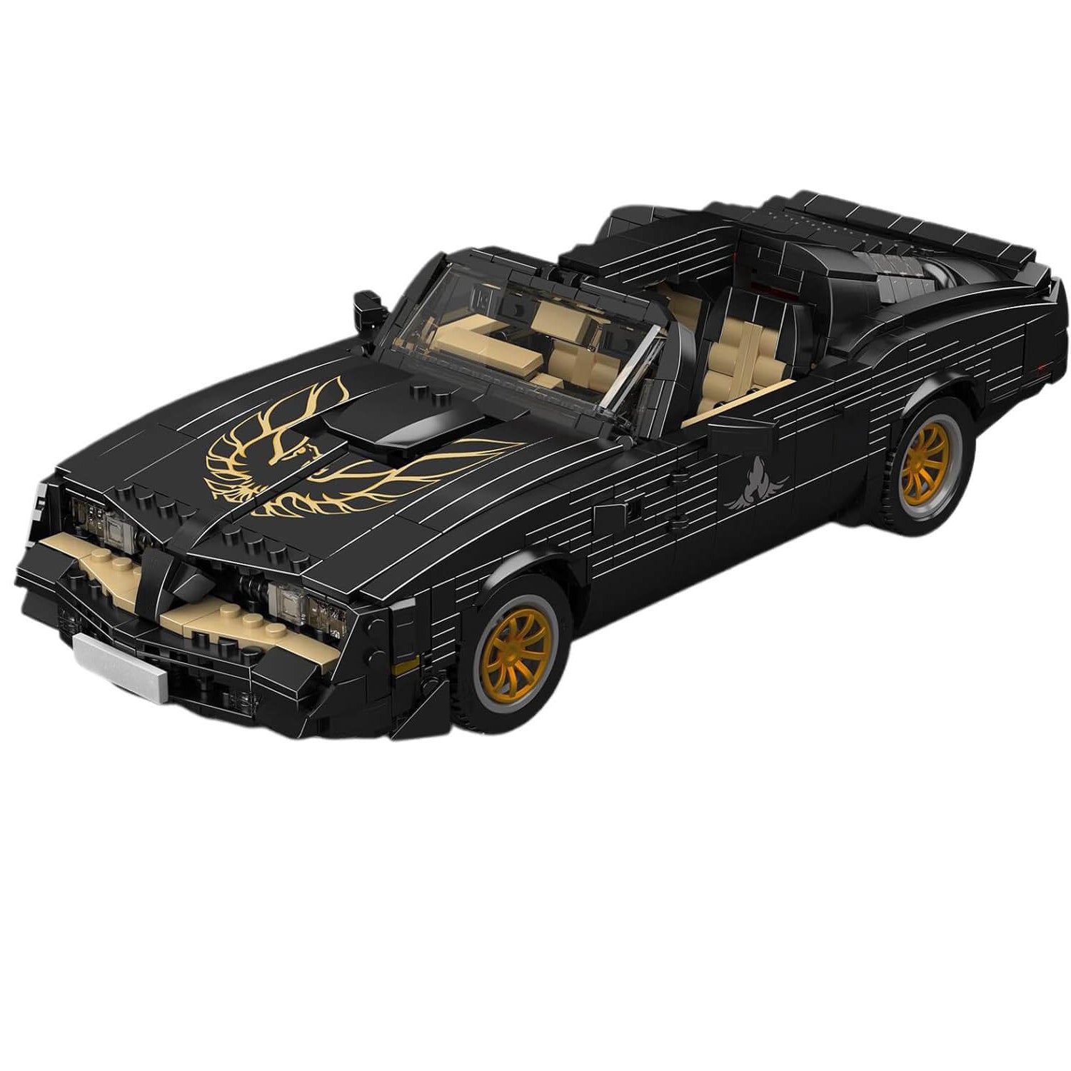 1981 Retro Muscle Coupe Muscle Car Building Blocks | 1556 Pcs