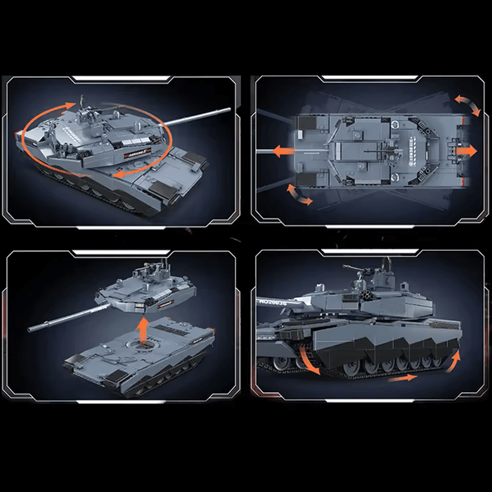 Abrams-X Tank RC Military Building Blocks Set | 1191 Pcs