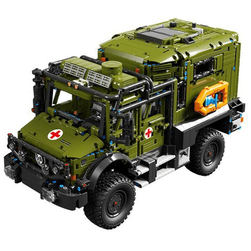 Armoured Military Ambulance Building Blocks Kit | 3849 Pieces