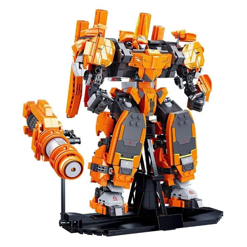 Hot Steel Mecha Robot Warrior Bricks Toy Building Blocks Kit | Power Brickz
