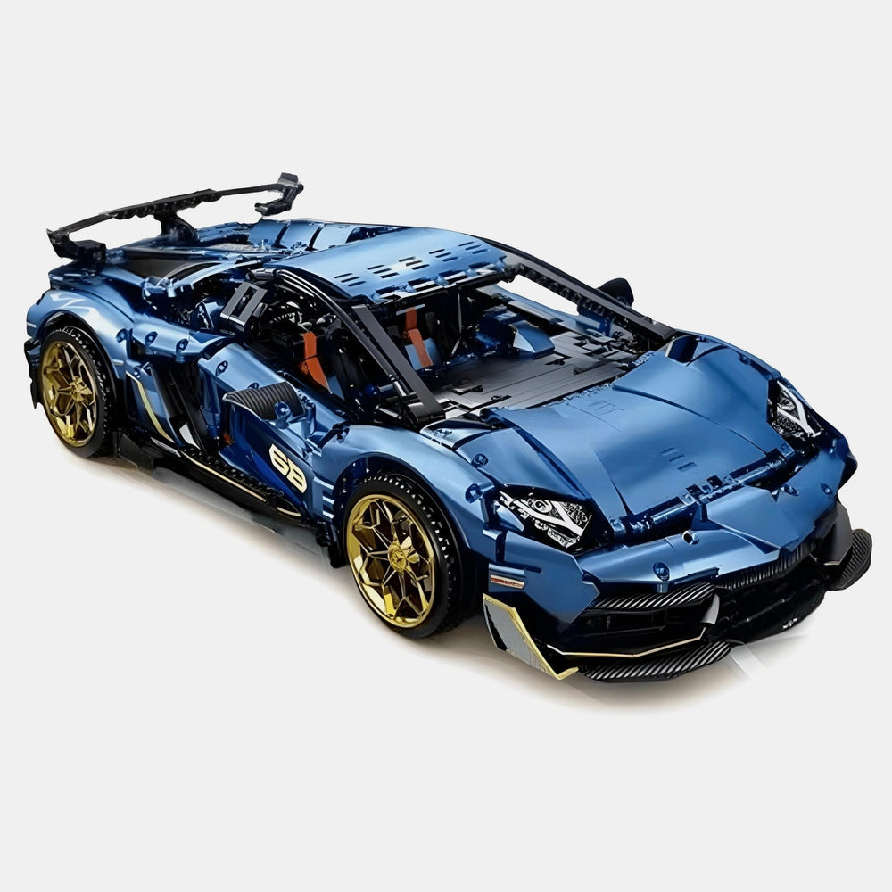 V12 Track Edition Supercar | Building Blocks Set – Power Brickz