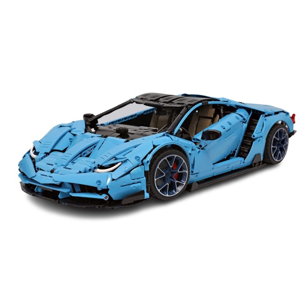 Centenario Blue Hypercar Building Blocks Kit | 3789 Pieces