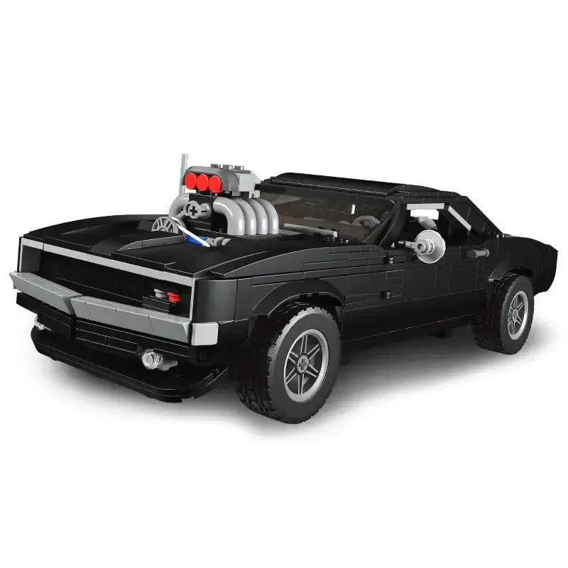 Mini Classic Muscle Coupe Muscle Car Building Blocks | 1439 Pcs