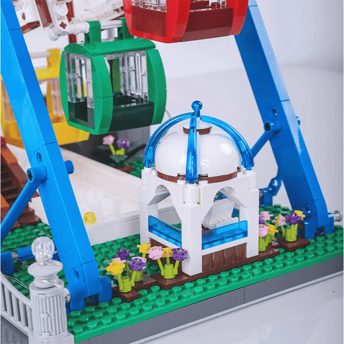 Motorised Ferris Wheel Architecture Building Blocks | 3835 Pcs