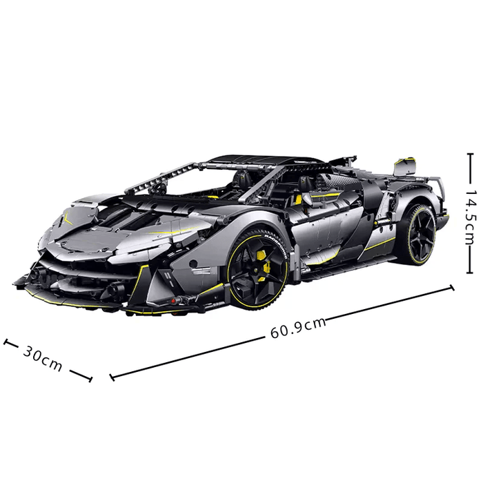 Lambo One-Offs Hypercar Supercar Building Blocks | 3391 Pcs