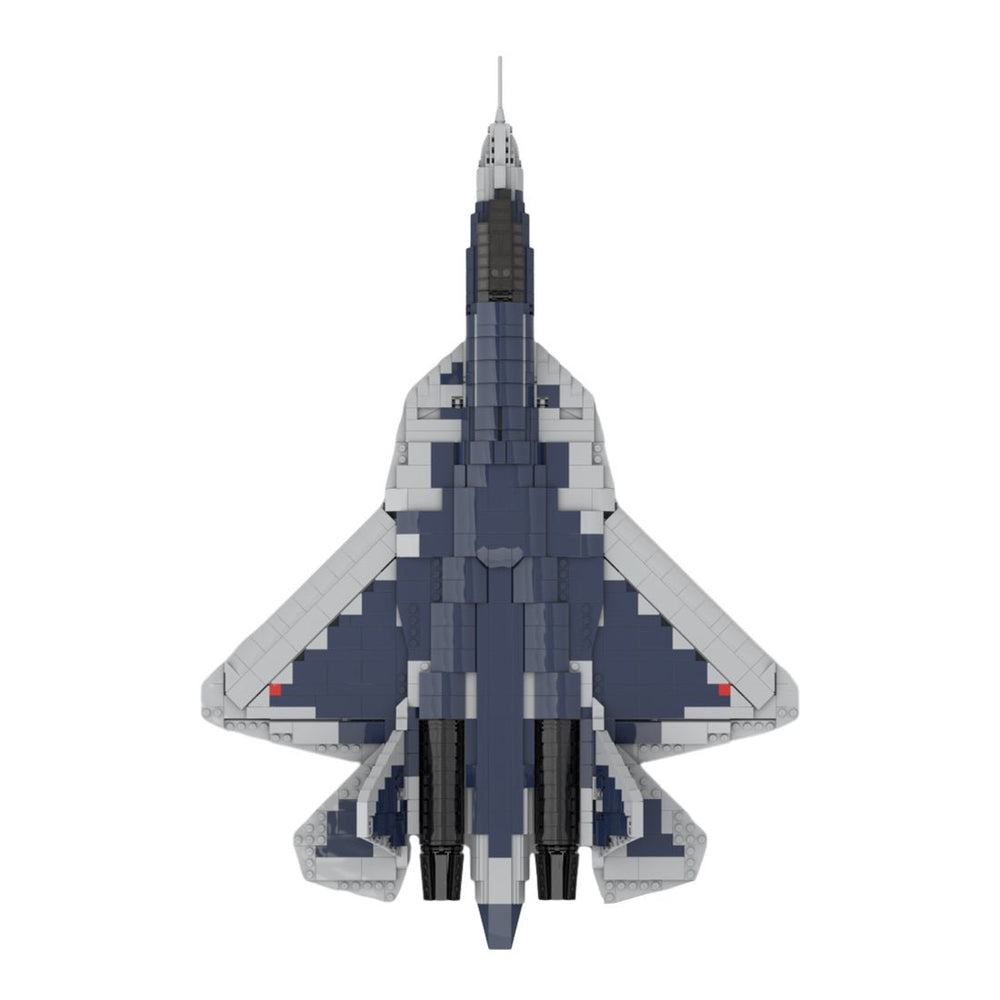Su-57 Combat Aircraft Building Blocks Kit | Power Brickz