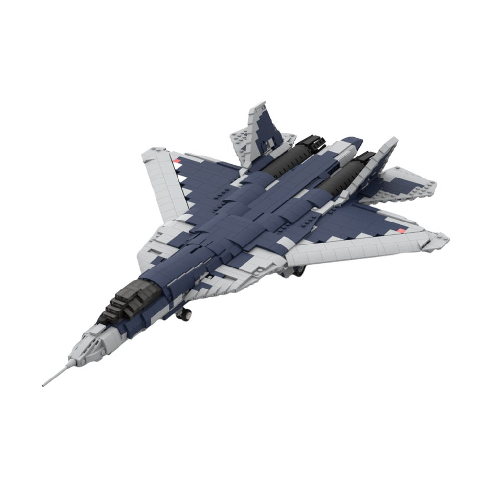 Su-57 Combat Aircraft Military Building Blocks | 1532 Pcs