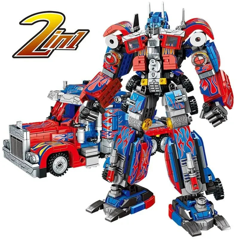 Transformer Optimus Prime Robot Building Blocks Set | 813 Pcs